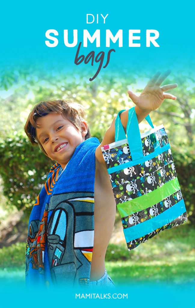 DIY Summer Bag with Duct Tape - Mami Talks™