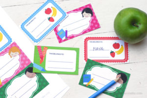 Back to School Printable Name Tags - Mami Talks™