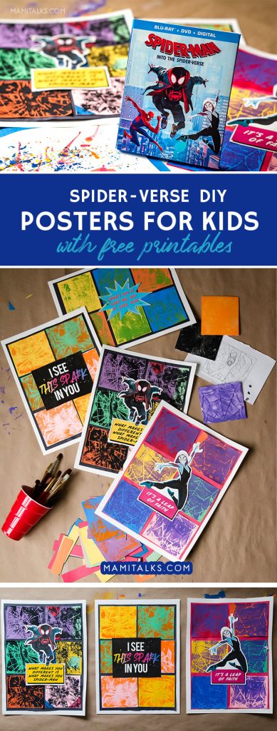SPIDER-VERSE DIY MOTIVATIONAL POSTERS FOR KIDS + FREE PRINTABLES - Mami ...