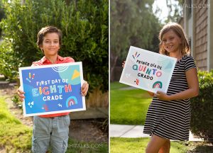 First Day of School Signs Printables - Mami Talks™